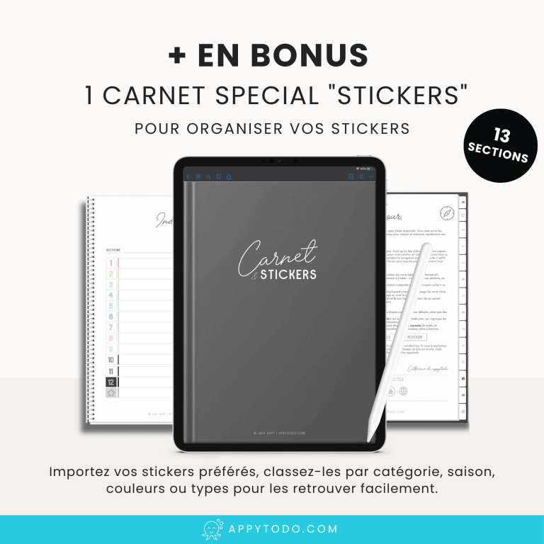Stickers Printemps pour planner digital – appytodo